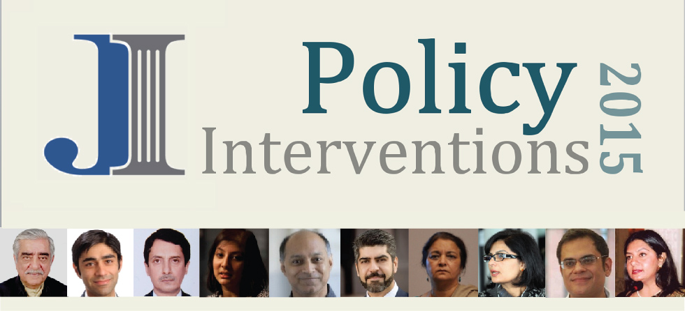 Policy Interventions 2015 - Jinnah Institute